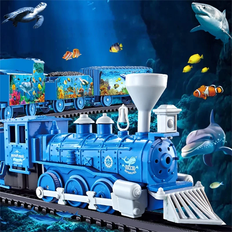 Electric-Ocean-Animal-Train-Set-Educational-Toy-Great-Gift-Interactive ...