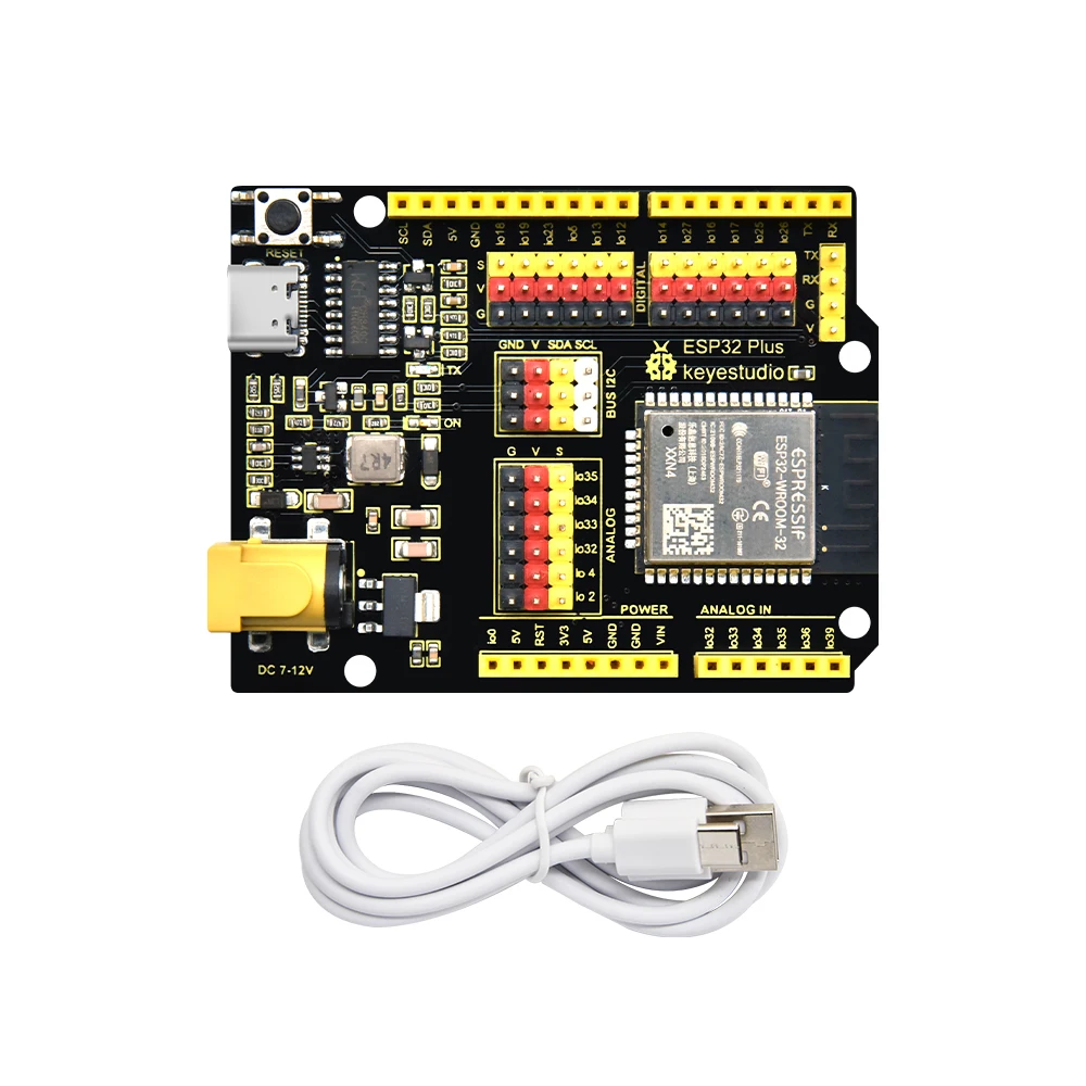 Keyestudio-ESP32-PLUS-Development-Board-WIFI-Plus-Bluetooth-Development-Board-Compatible-With ...