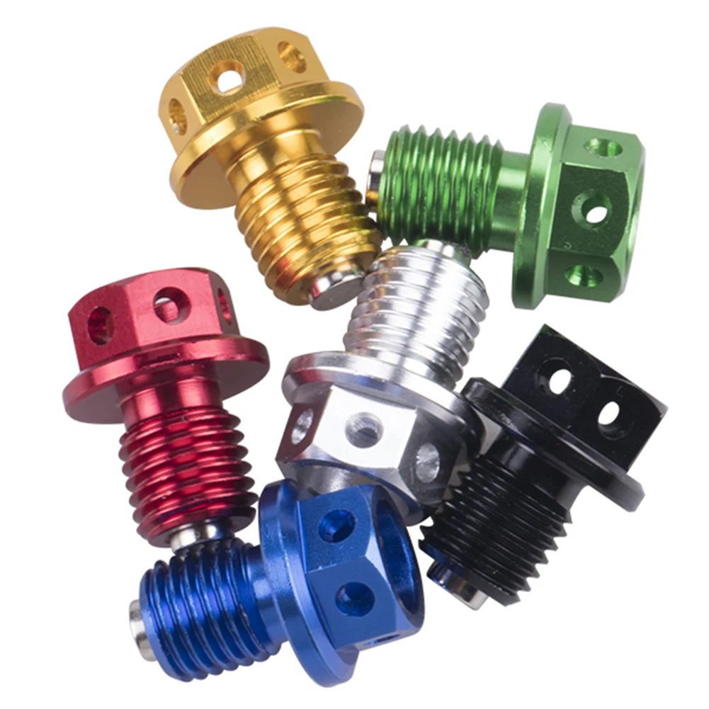 Universal Magnetic Motorbike Oil Drain Sump Screw M12 Off Road ...