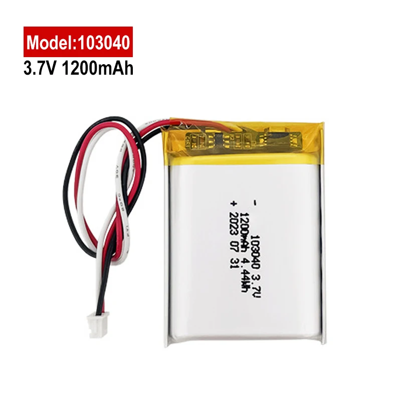 103040-3-7V-1200mAh-Polymer-Lithium-Rechargeable-Battery-for-GPS ...