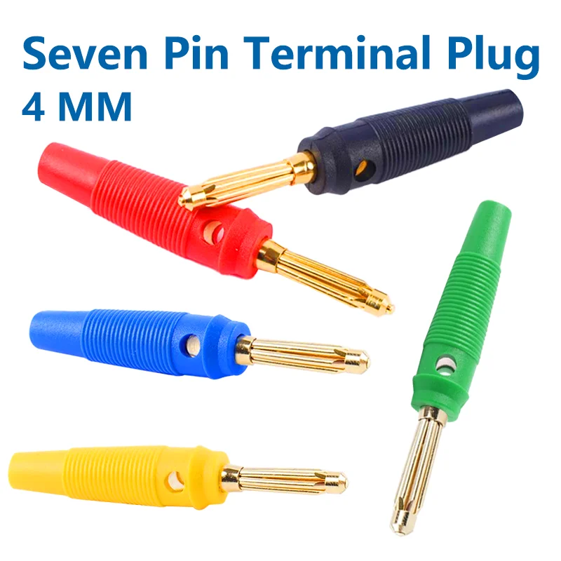 Gold-Plated-New-4mm-Musical-Speaker-Cable-Wire-Pin-Banana-Plug ...