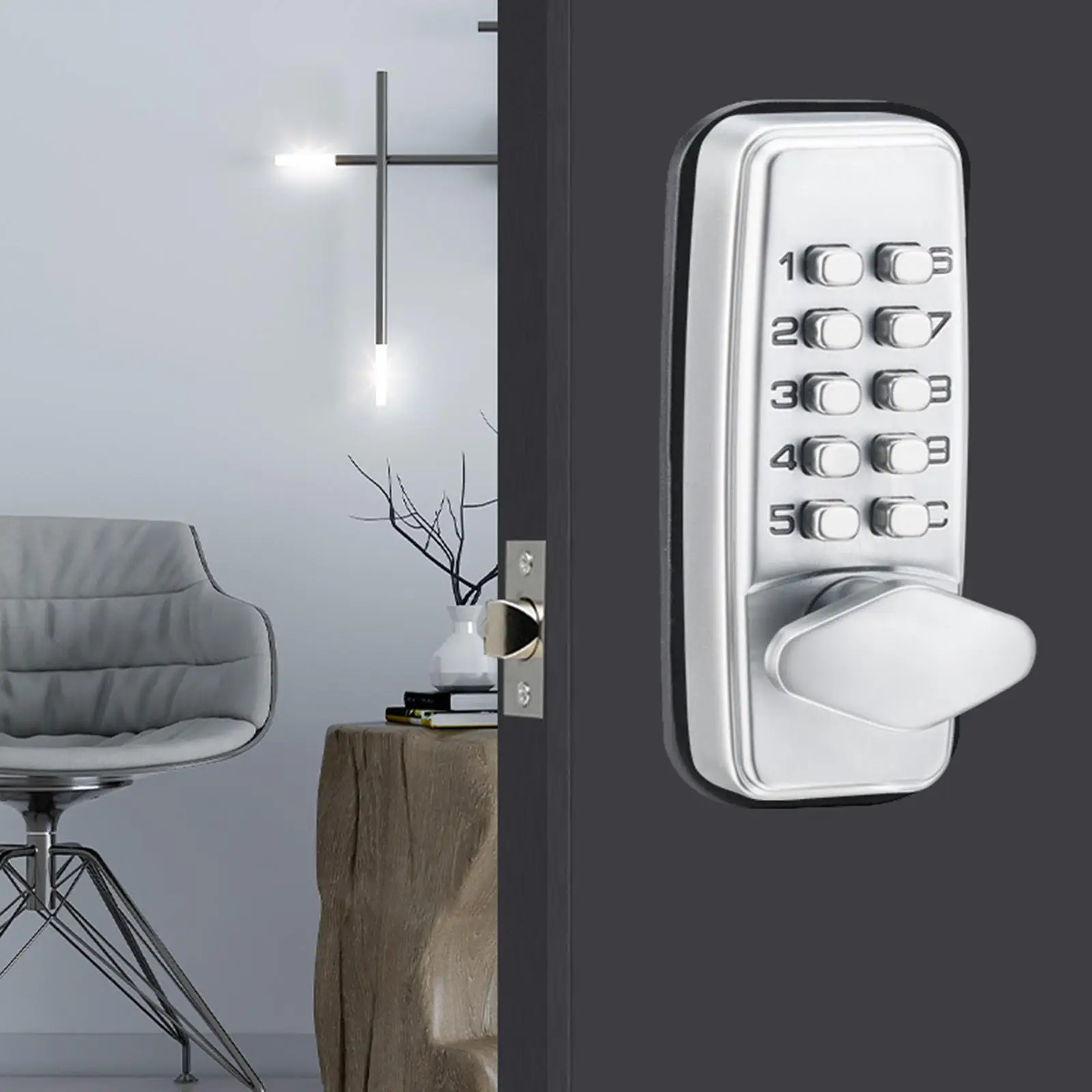 Keyless-Mechanical-Door-Lock-No-Battery-Needed-Password-Digital-Access ...