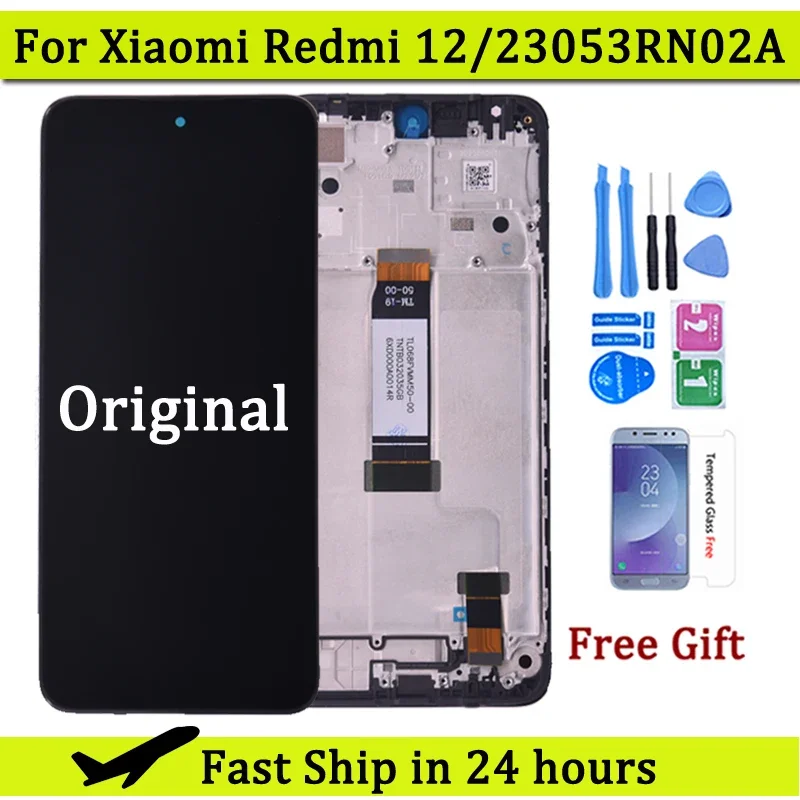 Display-LCD-Painel-Touch-Screen-digitalizador-para-Redmi-12-Original-6 ...
