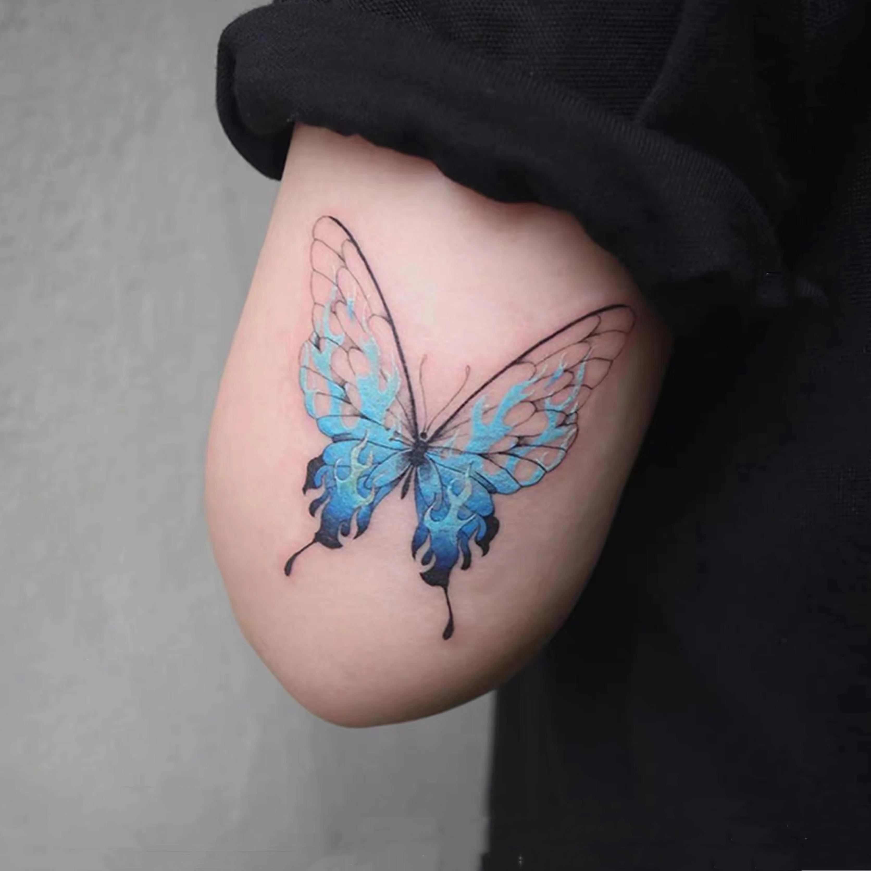 Blue Morpho Butterfly Tattoo