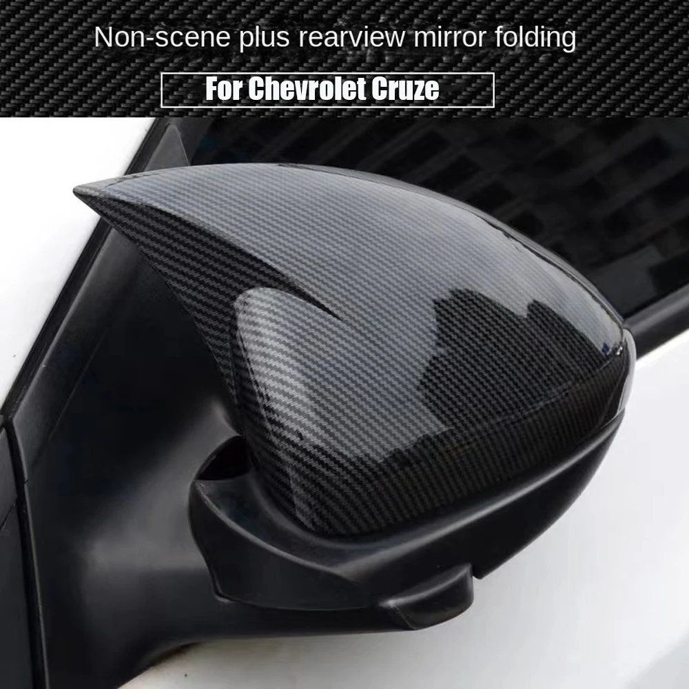 For-Chevrolet-Cruze-2009-2014-Car-Rearview-Side-Mirror-Cover-Wing-Cap ...