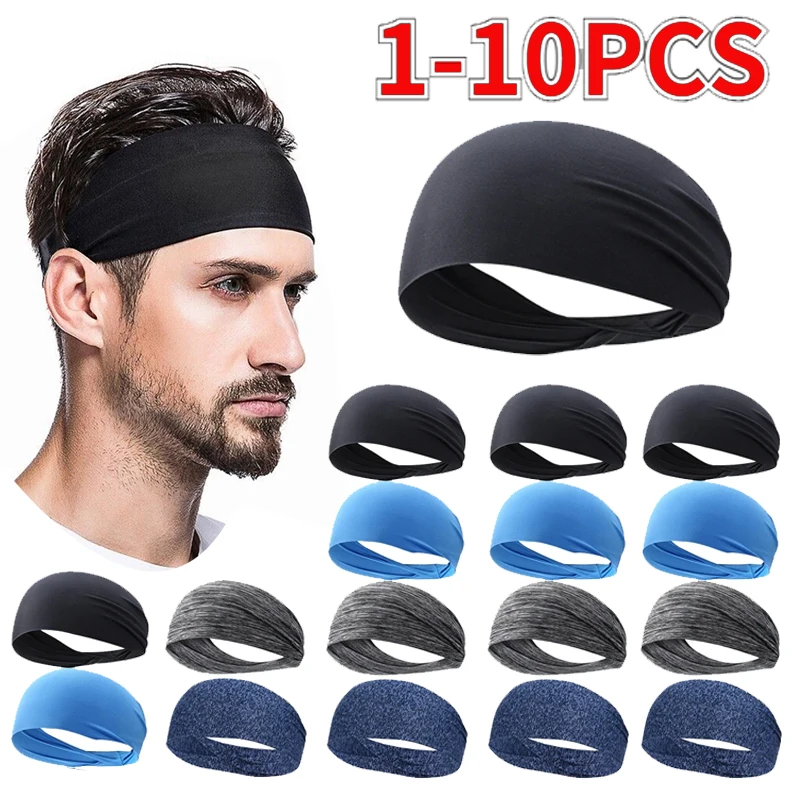1-10Pcs-Ultra-Thin-Sports-Sweatband-Breathable-Absorbent-Headband-Sweat ...