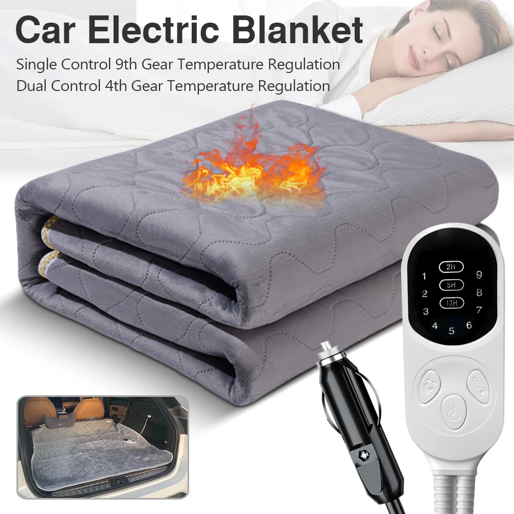 12V-Car-Electric-Blanket-70x180cm-Sleeper-Warm-Heater-For-Camping ...