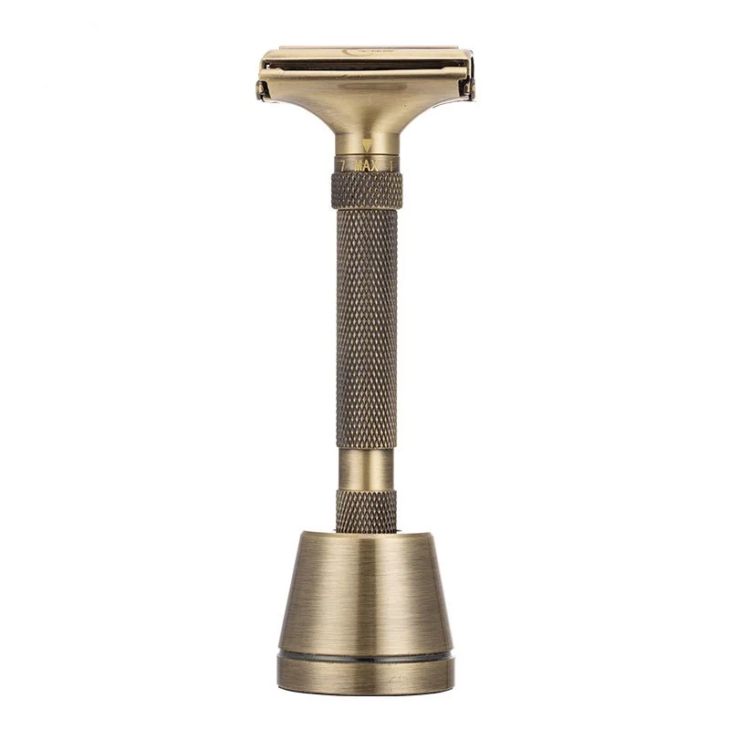 All-Copper-Classic-Double-edged-Safety-Razor-Hairdresser-Shaving ...
