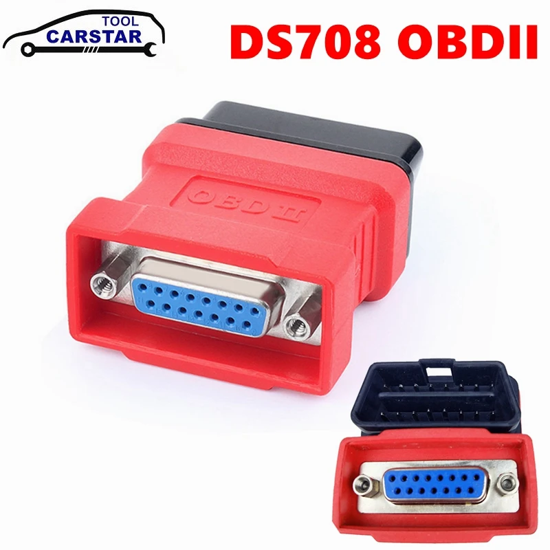 DS708-OBDII-Adapter-16-Pin-Adapter-Connector-For-Autel-Maxidas-DS708-OBD2-Scanner-Key-Programmer ...