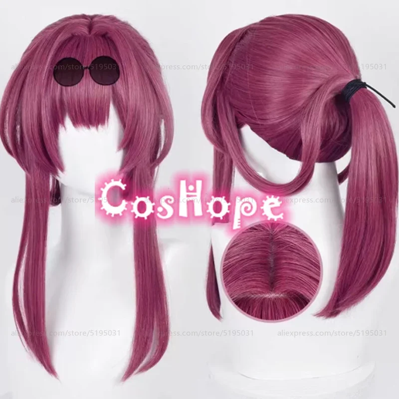 Kafka Cosplay Wig 43cm Wig Rose Purple Wig Cosplay Anime Cosplay Wigs ...