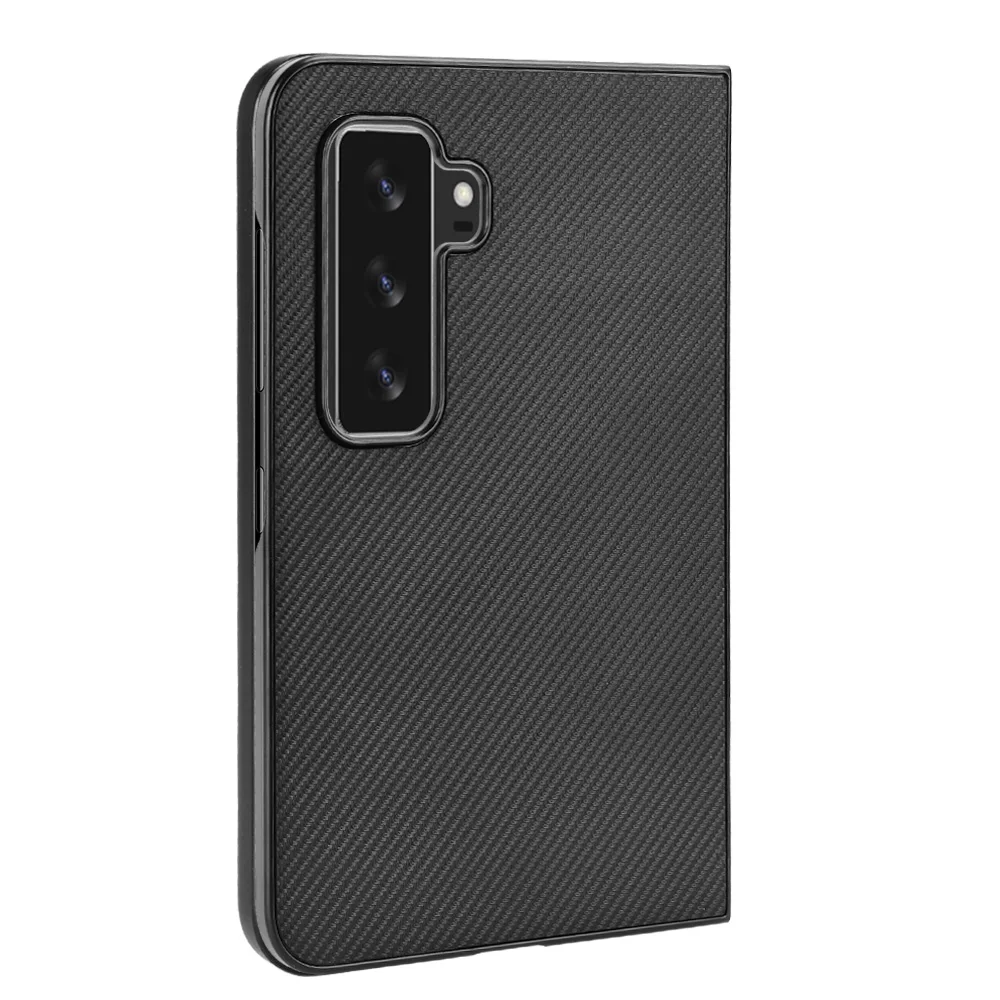 Luxury-Fold-Carbon-Fiber-Slim-PU-Leather-and-PC-Back-Cover-For ...