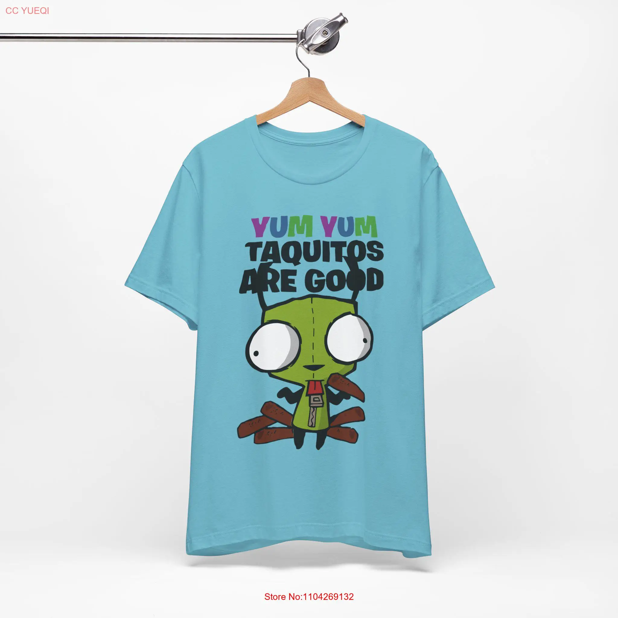 Invader Zim Gir shirt Yum Taquitos Are Good T Emo Scene Style 2000's ...