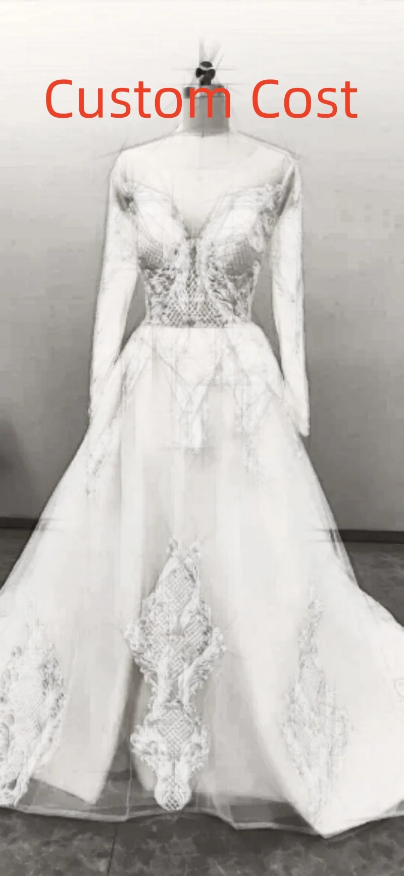 How much does a custom wedding dress cost 60 photos - Astyledwedding.com