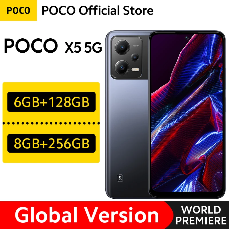 POCO X5 5G [World Premiere] Smartphone 128GB / 256GB Snapdragon 695 6. ...