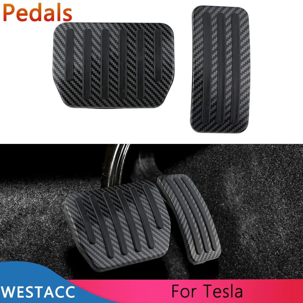 Carbon-Fiber-Car-Pedals-for-Tesla-Model-3-Model3-Model-Y-2022-2023-Anti ...