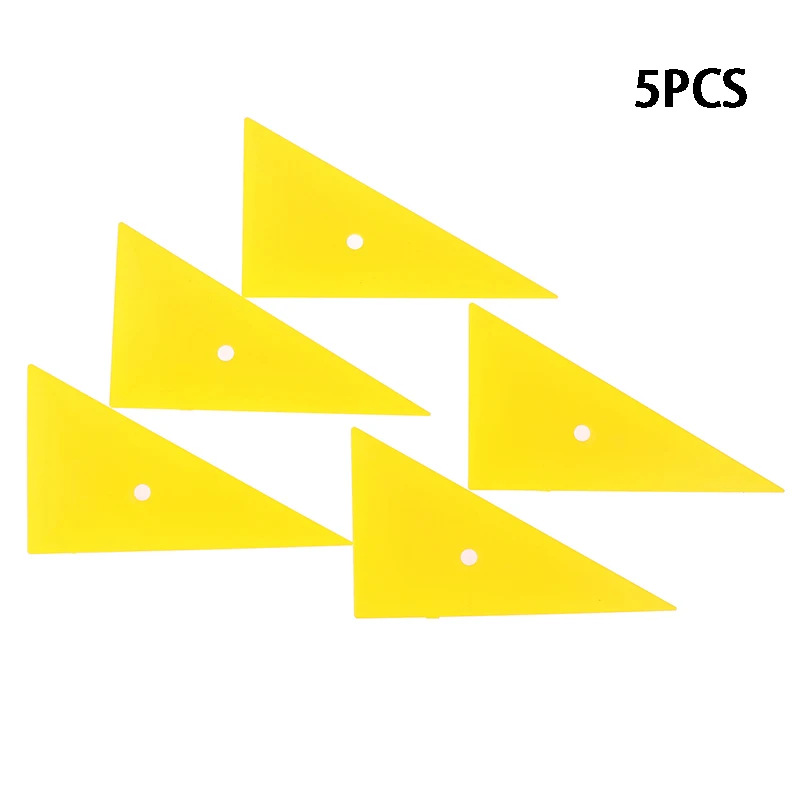 5PCS Soft Triangle Vinyl Wrap Squeegee Car Window Tinting Go Corner ...