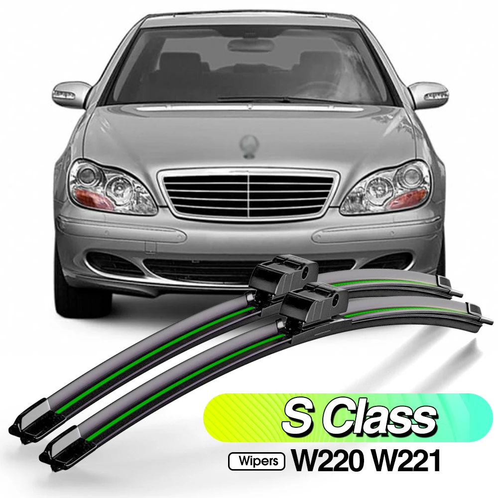 For-Mercedes-Benz-S-Class-W220-W221-1998-2013-2pcs-Front-Windshield ...