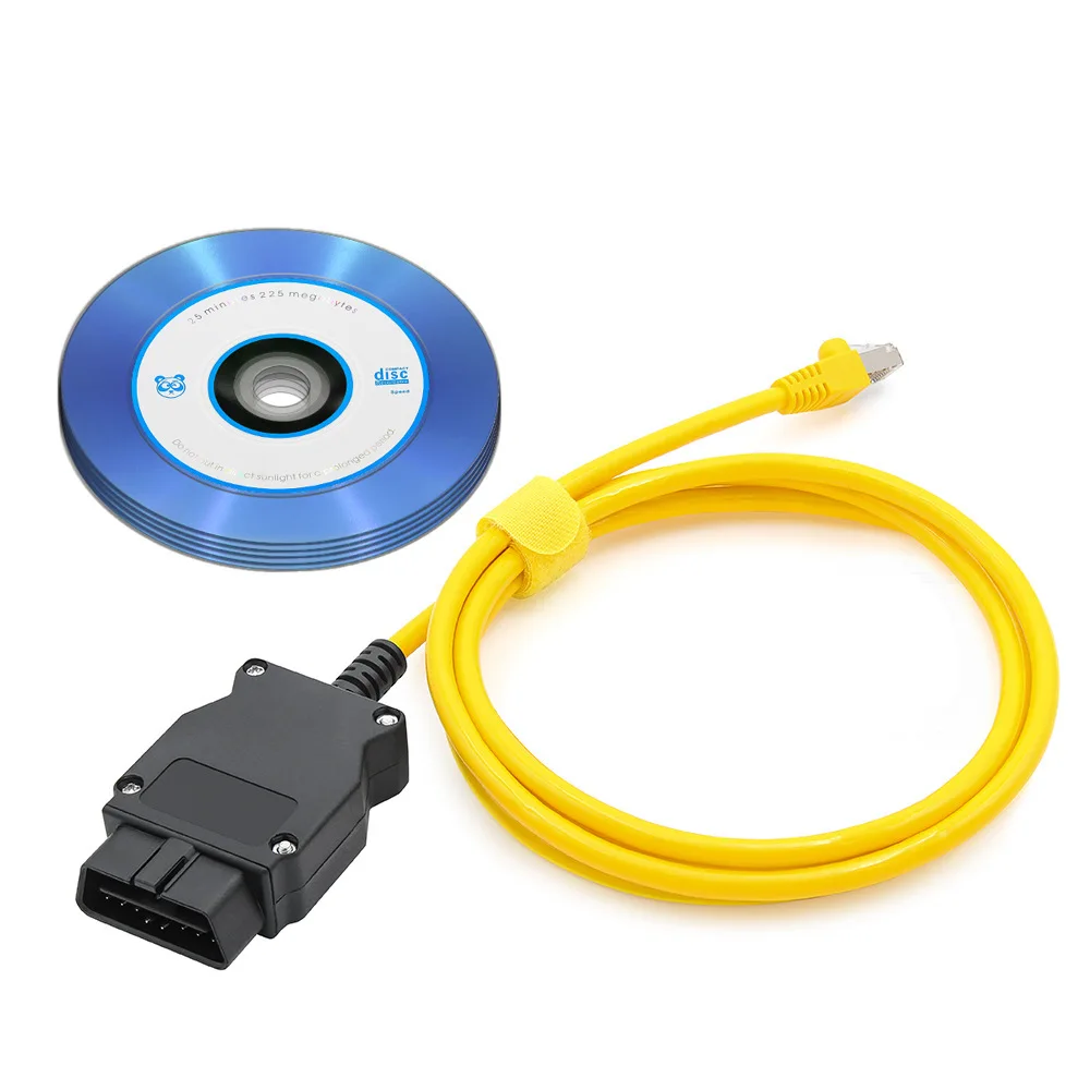 10pcs ENET Cable For BMW F-series ICOM OBD2 Coding Diagnostic Cable ...