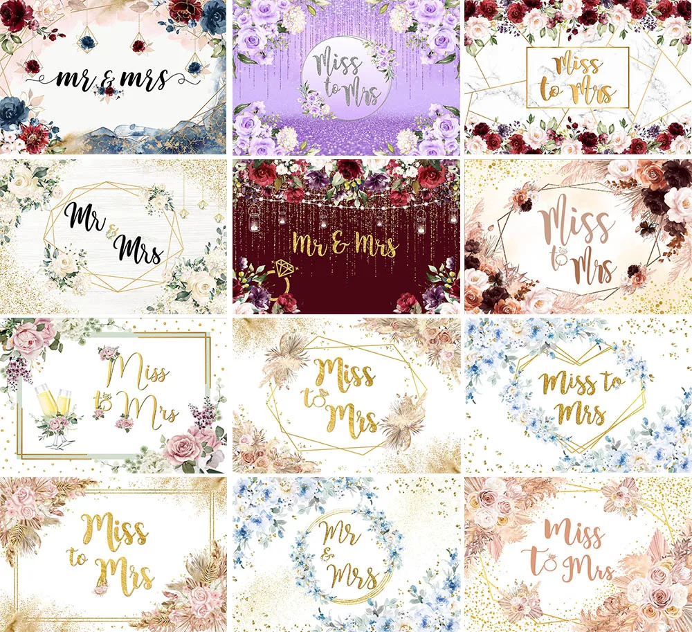 Mehofond-Photography-Background-Miss-Mrs-Wedding-Bridal-Shower ...