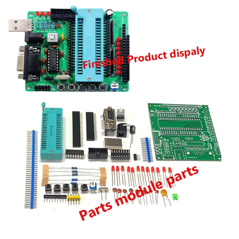 STC89C52-DIY-learning-Board-Kit-Suit-the-Parts-51-Series ...