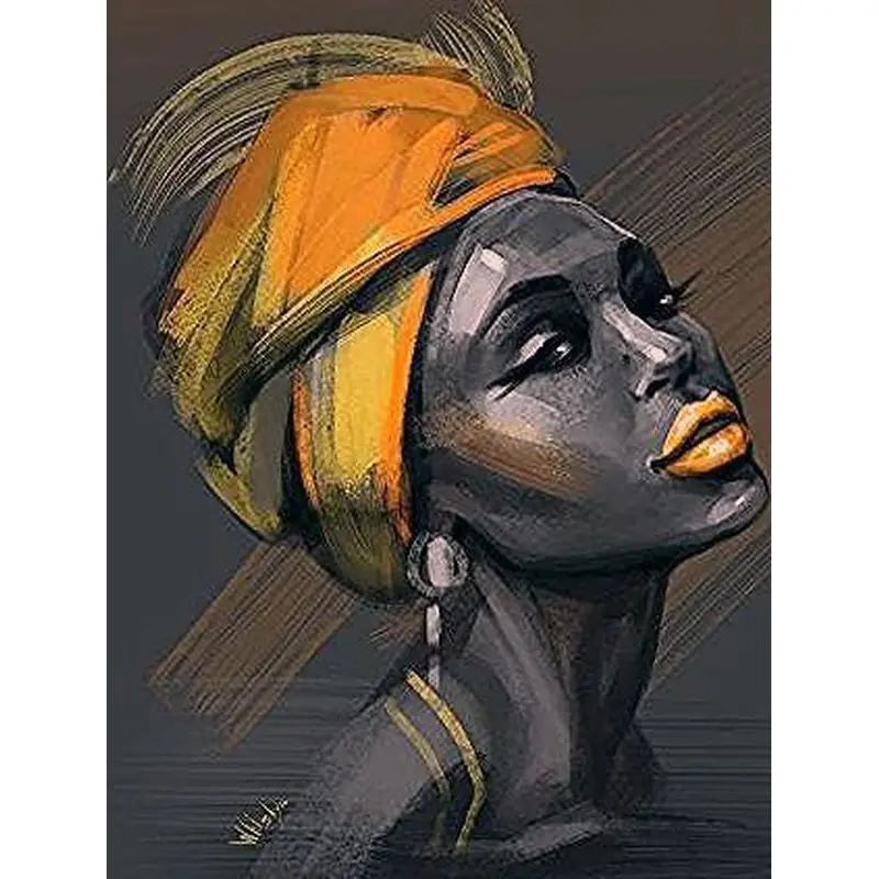 Beautiful African Women Paintings