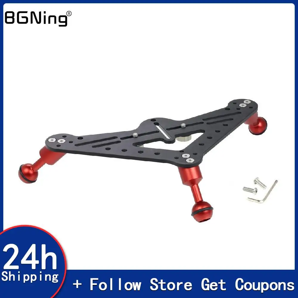 Diving Tray Rig Video Triangular Stabilizer Gimbal Tripod Base Bracket ...