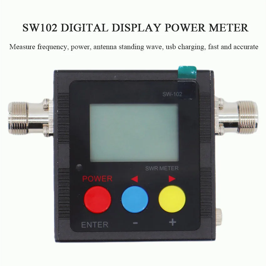 SW-102-Digital-Antenna-Power-SWR-Meter-VSWR-1-00-19-9-VHF-UHF-125 ...