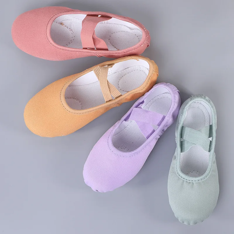 New-Women-Ballet-shoes-Dance-Children-Ballet-Slippers-Soft-Sole ...