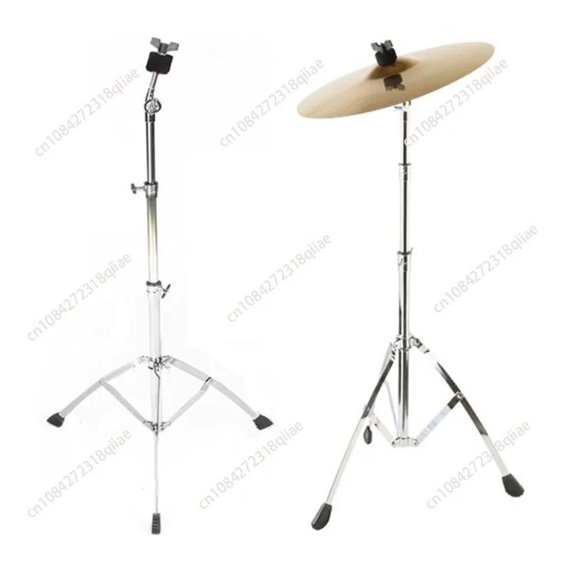 Metal Cymbal Stand Adjustable Stretchable Legs Triangle Bracket Cymbal ...
