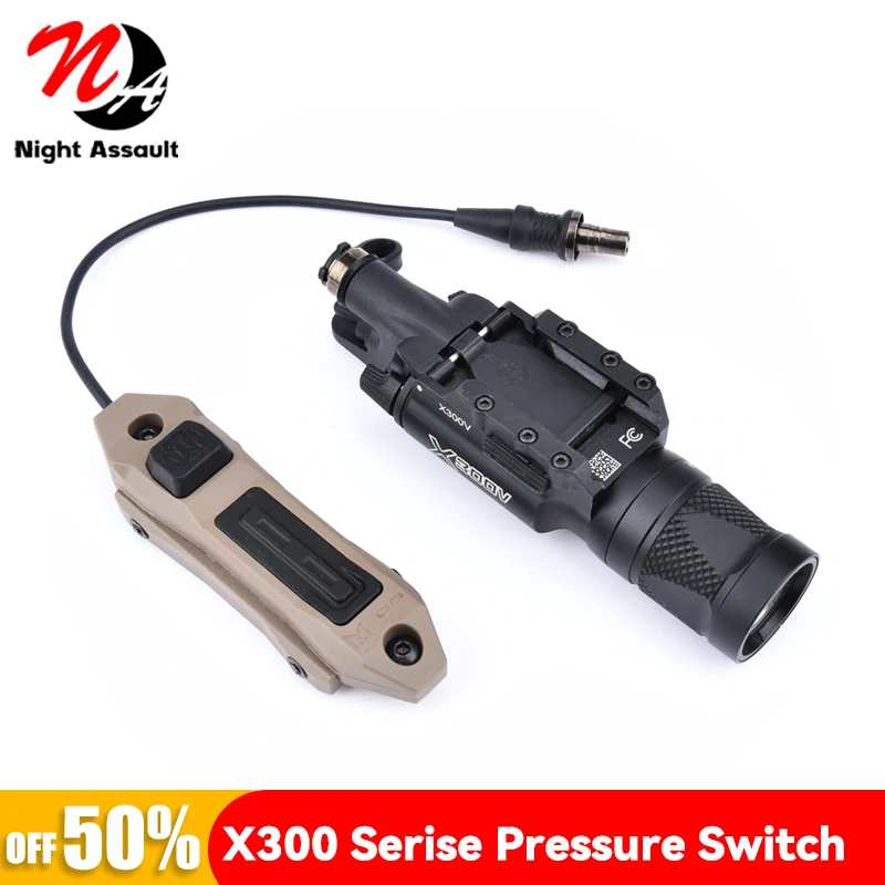 WADSN Tactical X300 X300U Flashlight Metal Pistol Lights MLOK Hunting ...