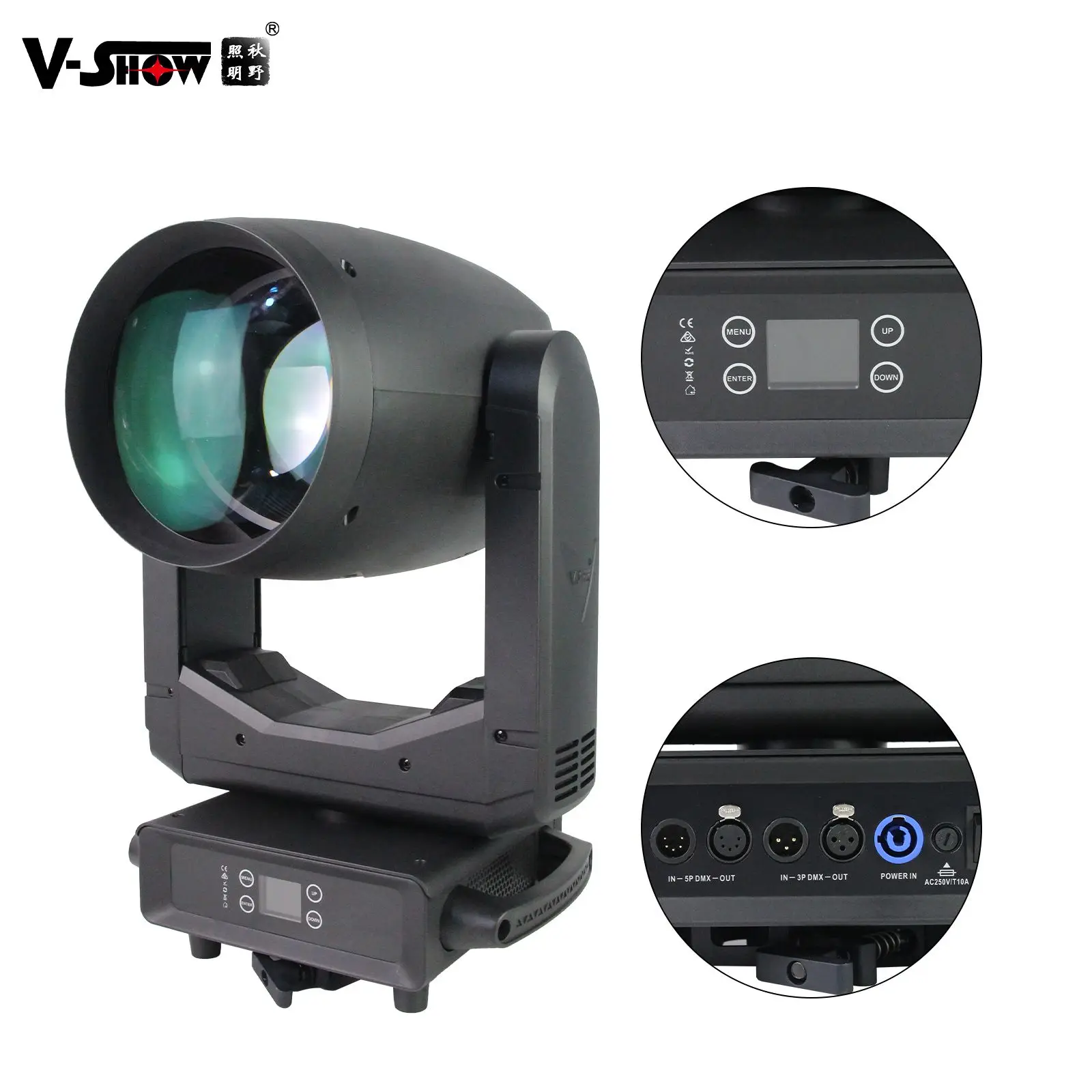 VSHOW-T913-With-Folding-Clamp-Potency-Beam-Lamp-420W-Sharpy-Moving-Head ...