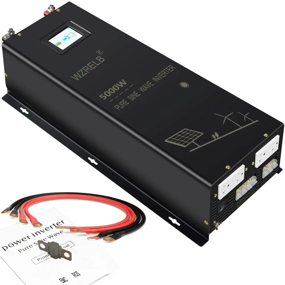 5000W-Split-Phase-Pure-Sine-Wave-Inverter-Solar-Panel-Generator-Battery ...