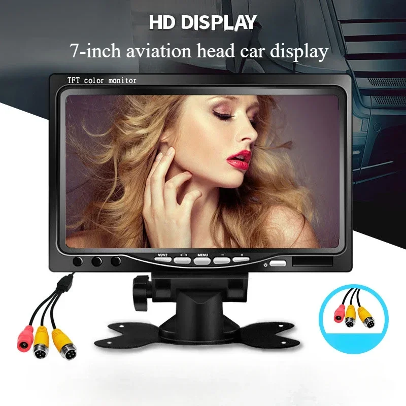 C7000AA Car LCD Display Vehicle 7 Inch 1024*600 Aviation Interface ...