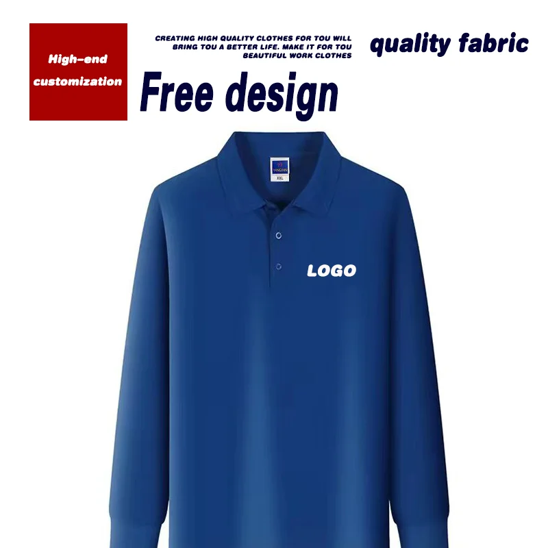 POLO-shirt-custom-work-clothes-high-end-enterprise-office-DIY ...