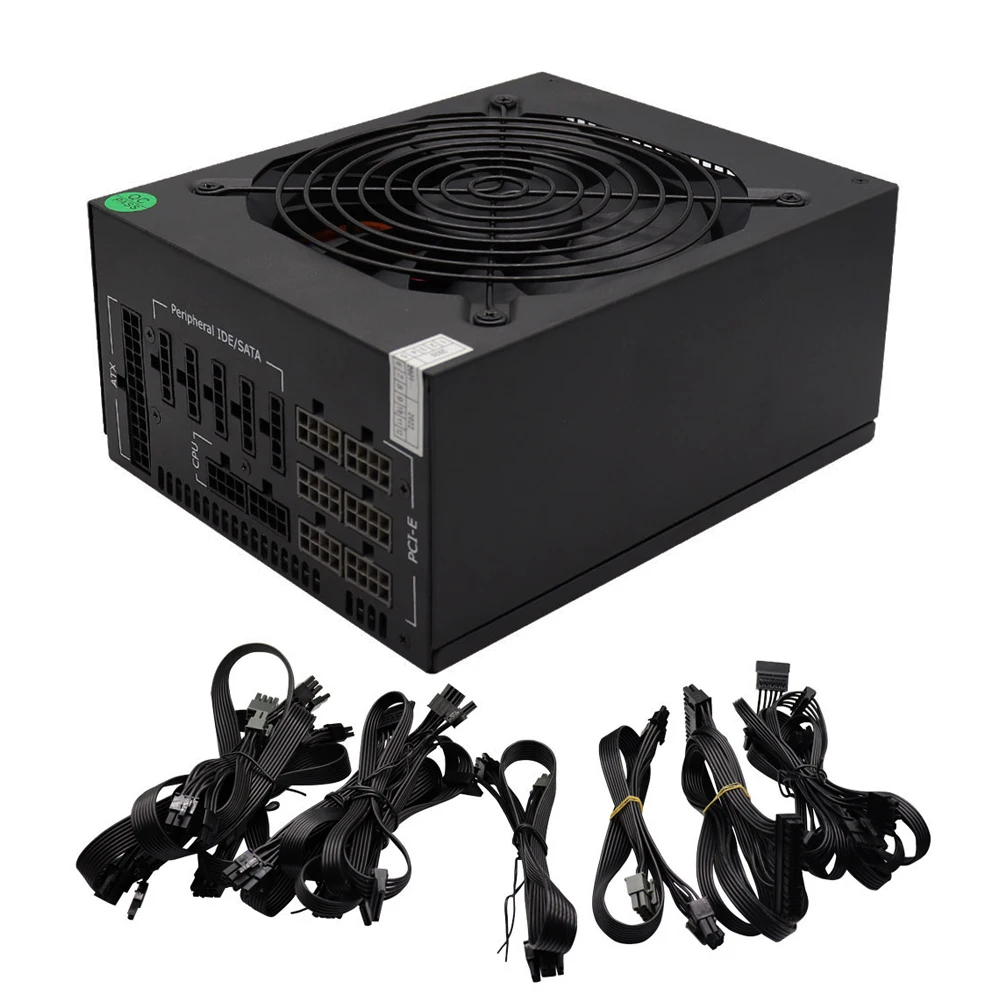 Full Moduler Atx Power Supply Colorful 2000w Eth Btc Mining Power ...
