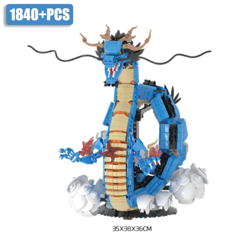 MOC-One-Anime-Piece-Building-Blocks-Kaido-Dragon-Bricks-Model-DIY ...