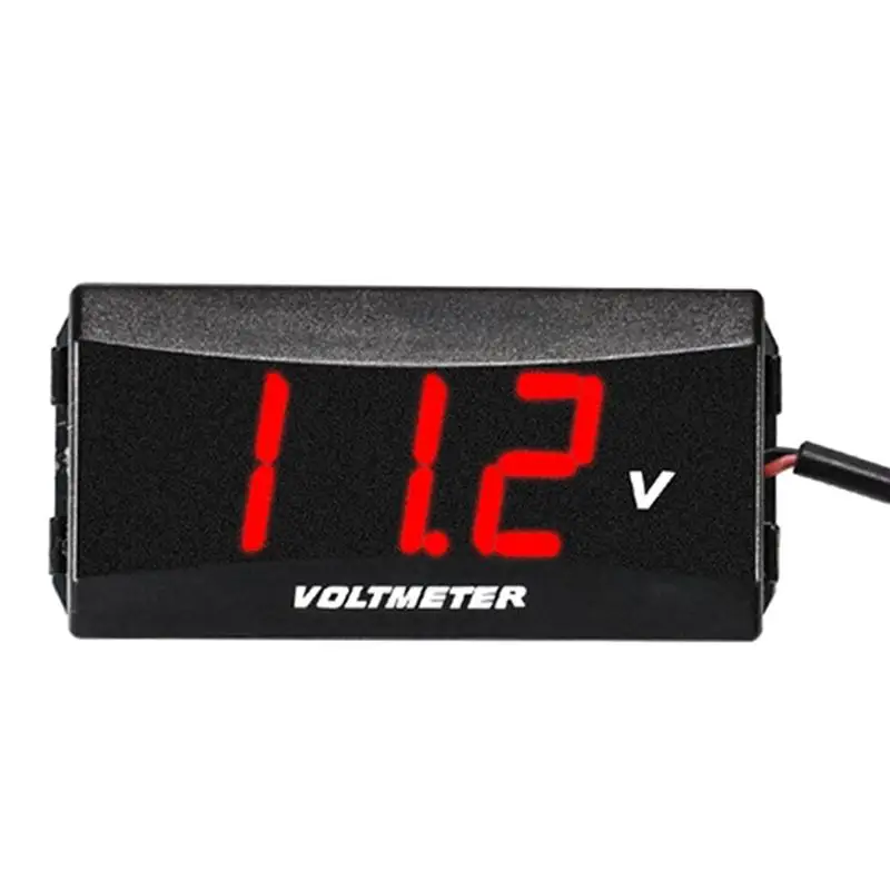 Automatic Volt Meter Multipurpose LED Display Voltmeter 12V Battery ...