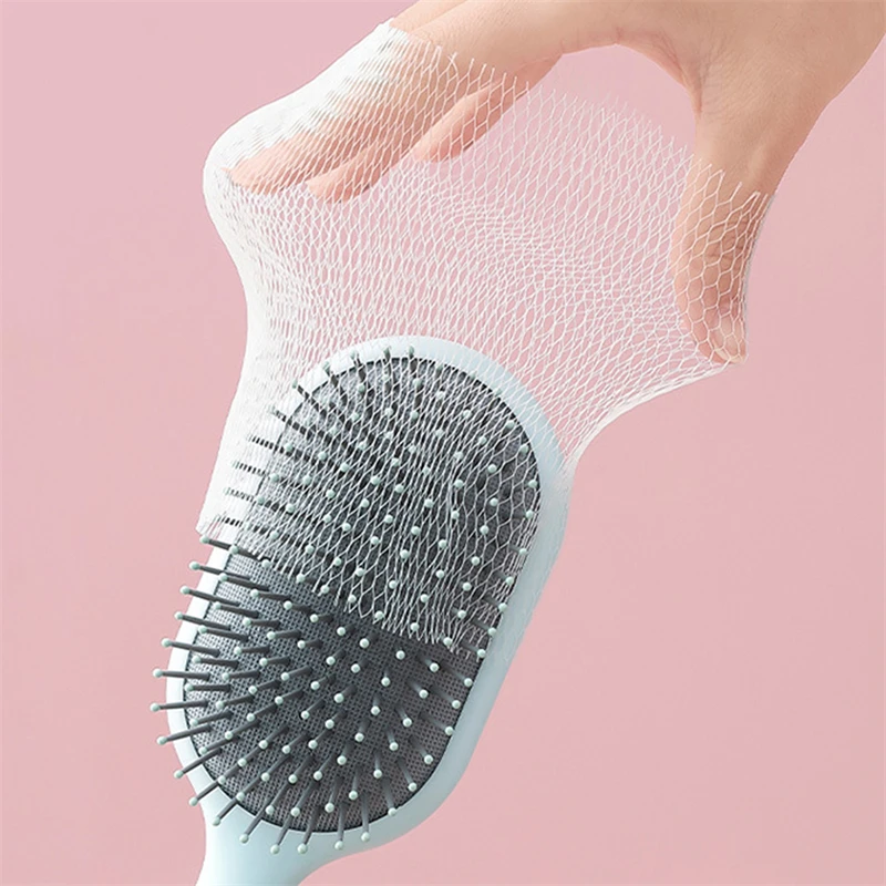 Clean-The-Comb-Protection-Net-Hair-Clean-Portable-Air-Cushion-Comb ...