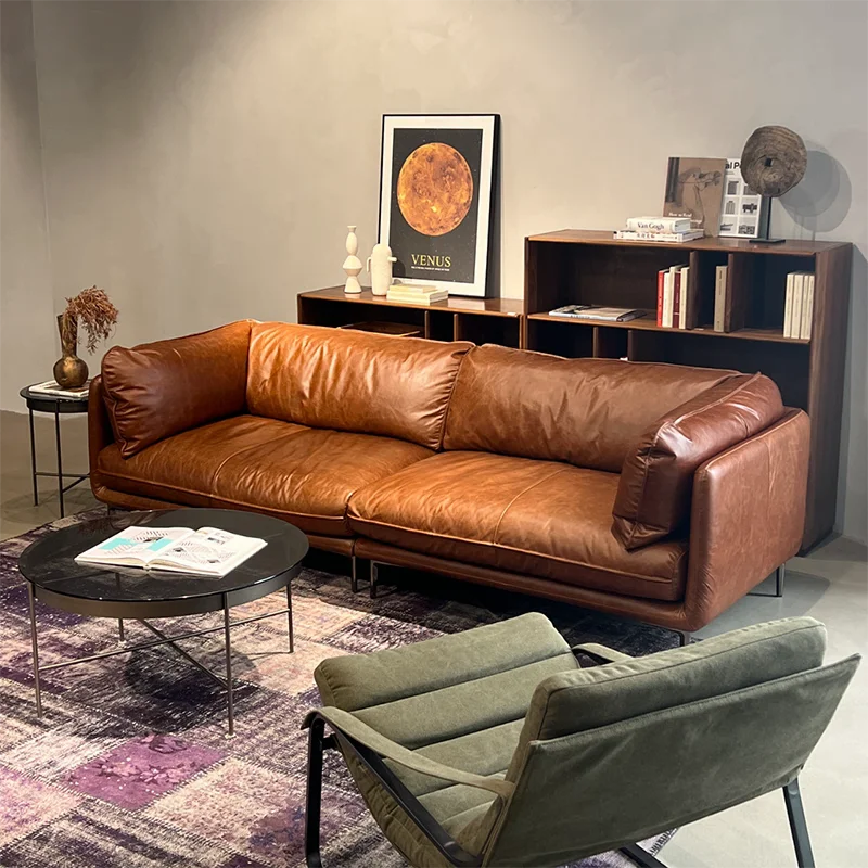 Divano Hug in Stile Vintage Francese, Divano Dritto di Design Mid ...
