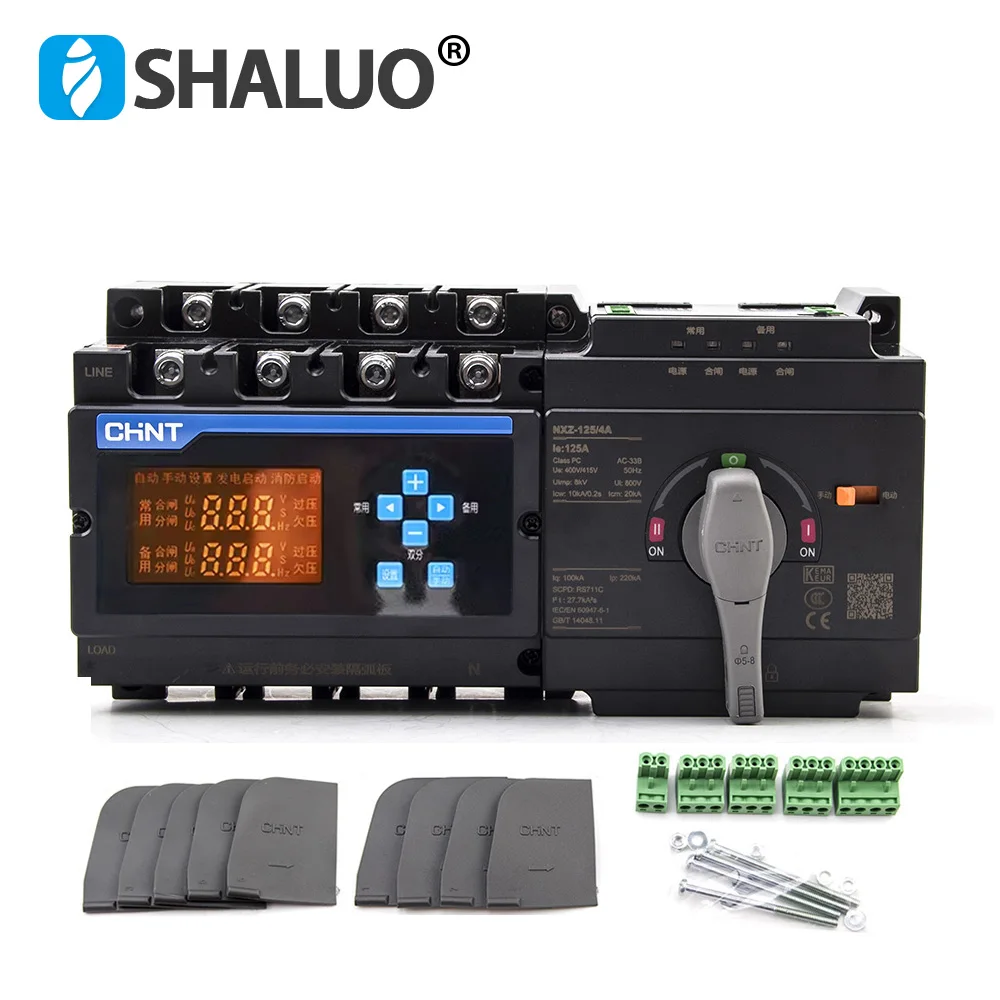 CHNT-ATS-125A-250A-400A-630A-4P-Dual-Power-Automatic-Transfer-Switch ...