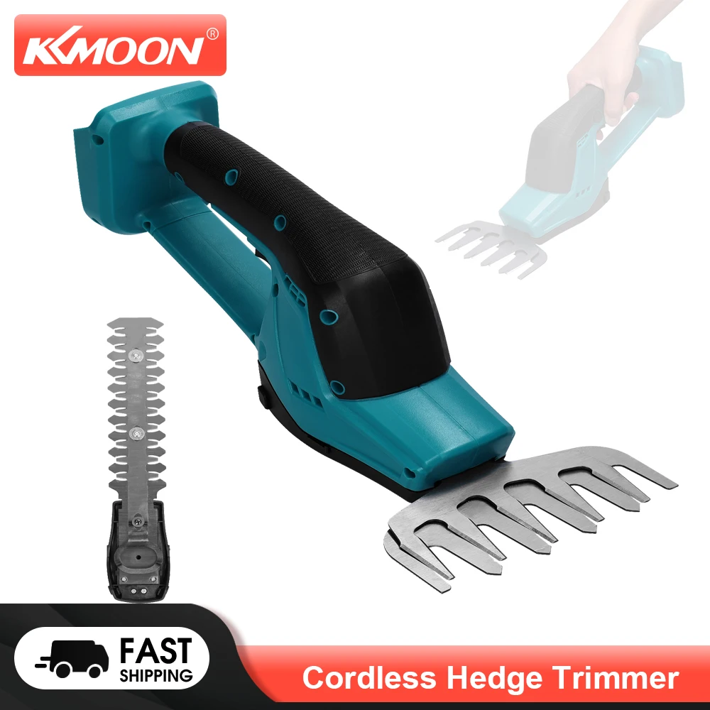 KKMOON-Cordless-Hedge-Trimmer-Electric-Grass-Cutter-Garden-Branch ...