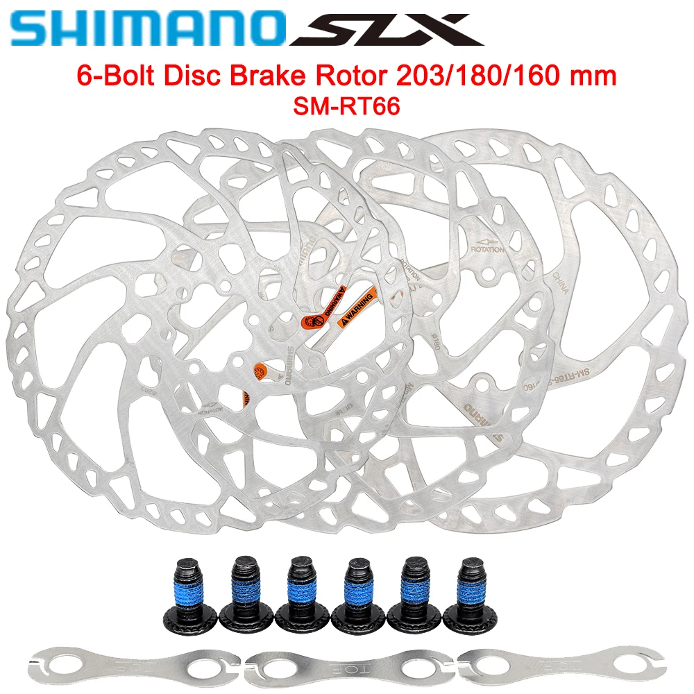 SHIMANO-SLX-M670-Brake-Rotors-for-MTB-Bike-RT66-Anti-loosen-160-180 ...