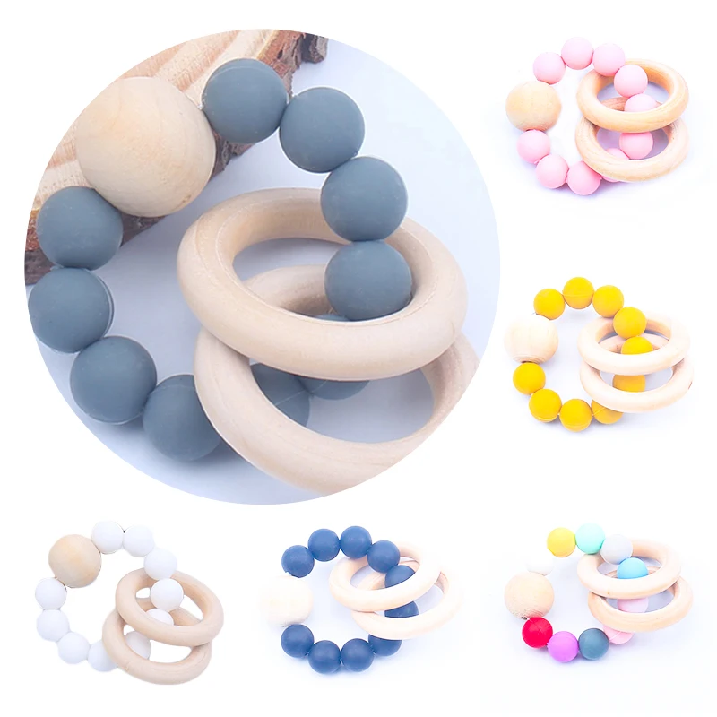 Baby-Teether-Silicone-Bracelet-Natural-Teething-Toy-Food-Grade-Silicone ...