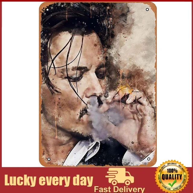 Johnny Depp Smoking Cigarette