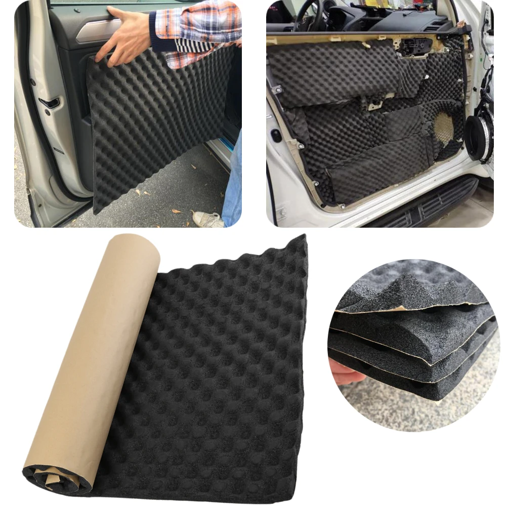 Car Sound Deadener Noise Insulation Acoustic Dampening Foam Subwoofer ...