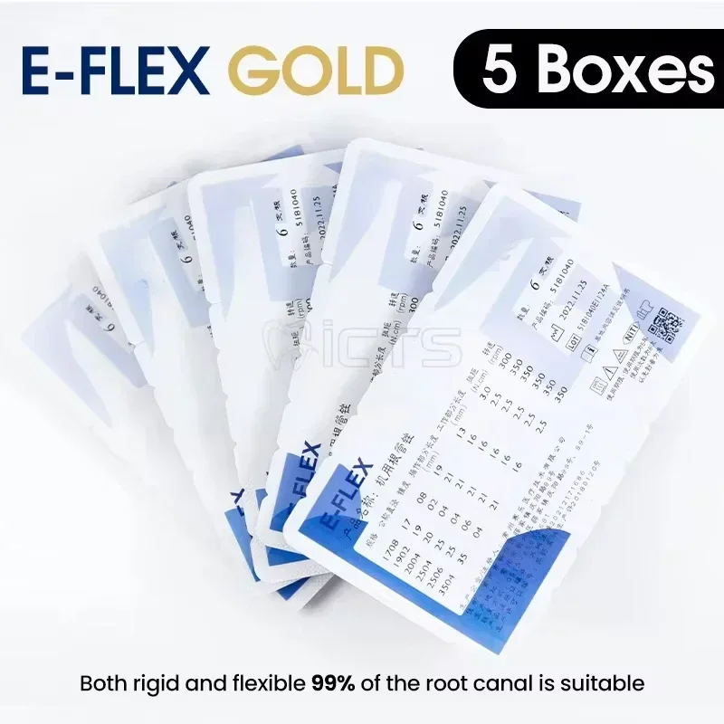 E-FLEX-GOLD-5-boxes-Variable-pitch-for-Advanced-Canal-Work-New-NiTi-File-Smooth-Cutting.jpg
