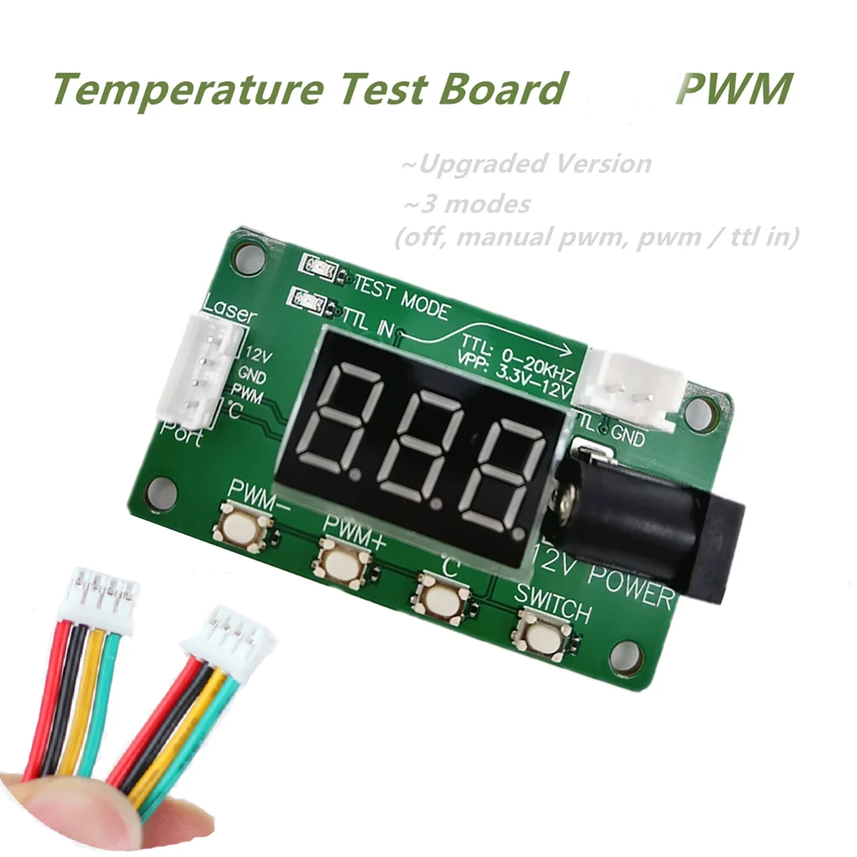NEJE-Temperature-Test-Board-TTL-Manual-PWM-Control-Tester-for-Laser ...