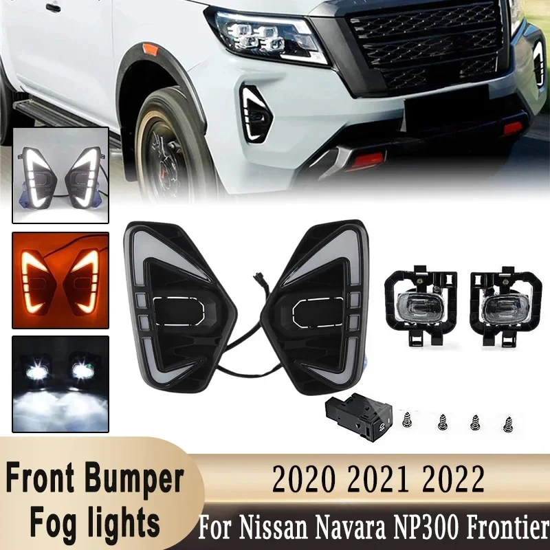 LED-Front-Driving-Fog-Lights-Dynamic-Daytime-Running-Light-DRL-with ...