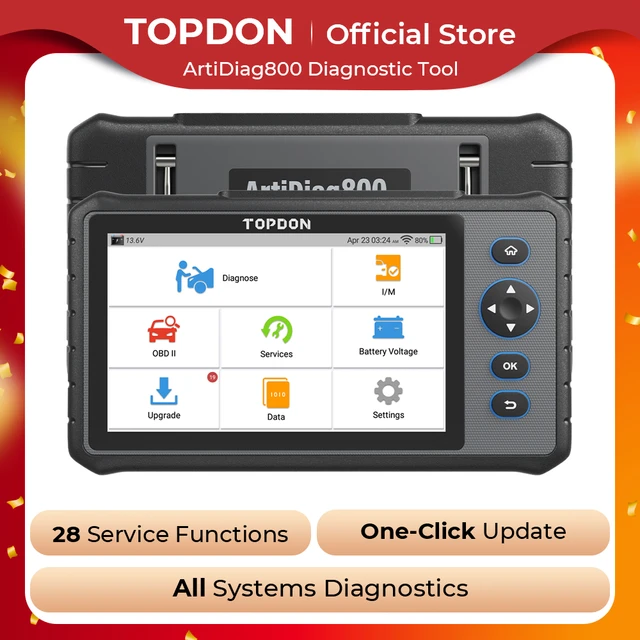 DIY Code Reader ArtiDiag 500 TOPDON, 48% OFF