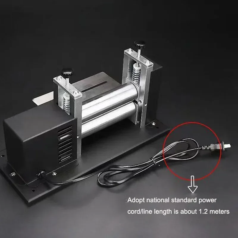 220V Small Electric Leather Drawing Machine Hand-cranking Leather Strip ...
